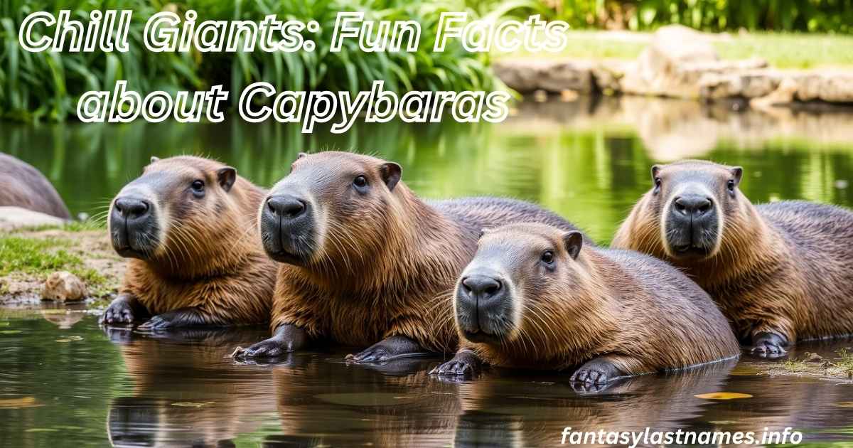 250+ Unique & Cool Capybara Names with Meanings