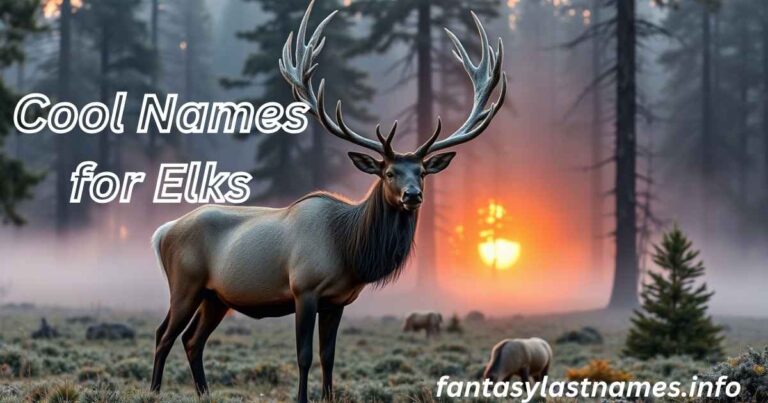 330+ Elk Names with Meanings