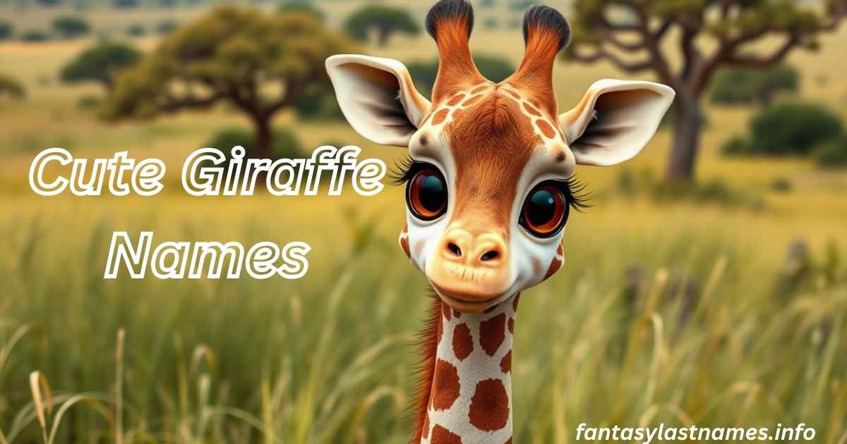 270+ Giraffe Names with Meaning (+Generator)
