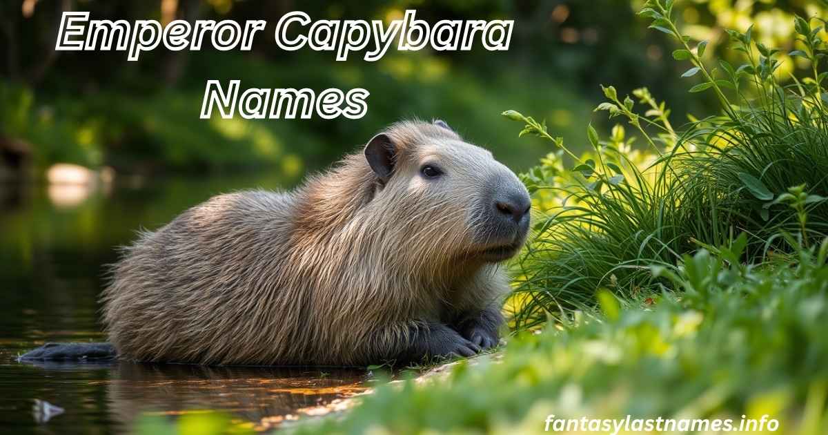 250+ Unique & Cool Capybara Names with Meanings