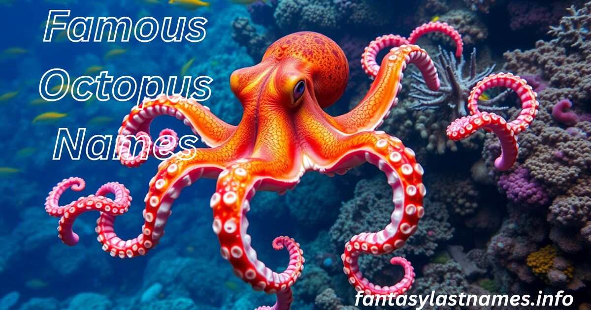 140+ Cute & Funny Octopus Names + Generator