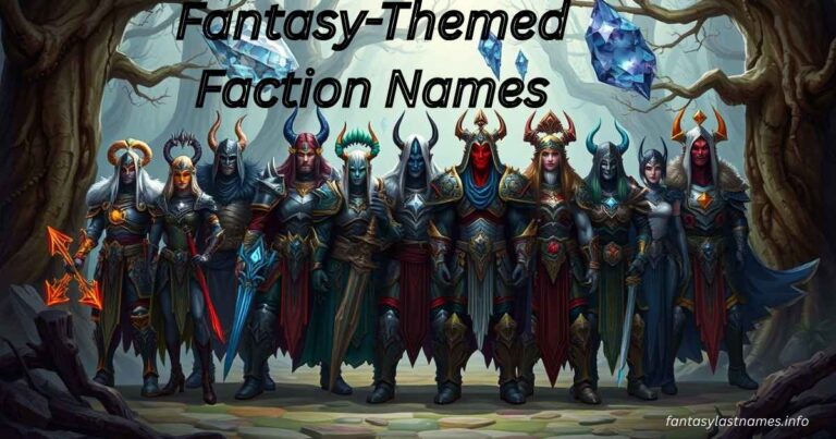 550+ Faction Names: Unique, Powerful, and Memorable Ideas