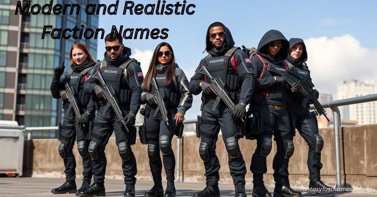 550+ Faction Names: Unique, Powerful, and Memorable Ideas