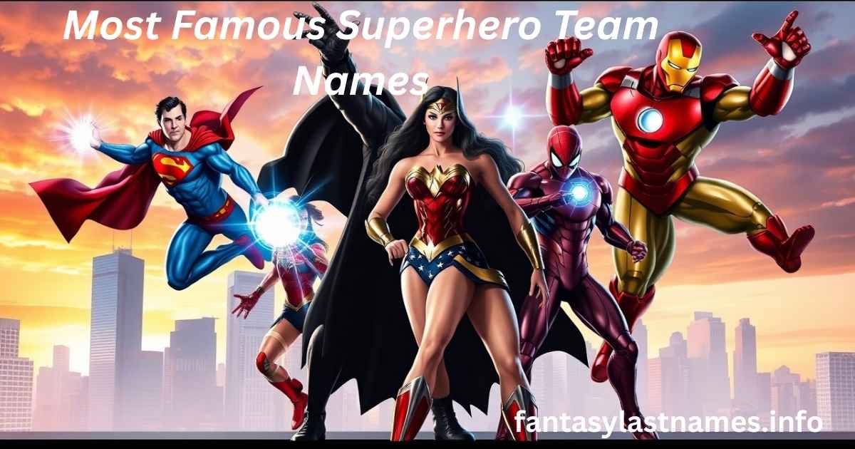 500+ Superhero Team Names For Everyone