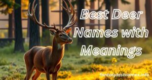 280+ Cute Deer Names with Meaning (+Generator)