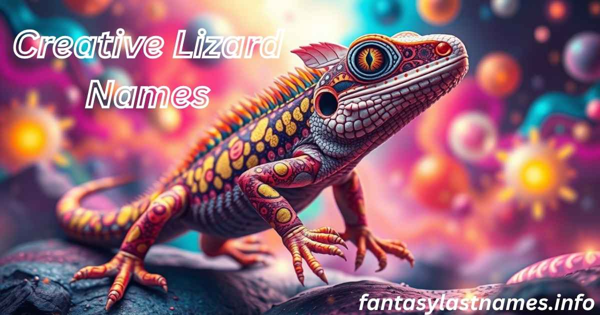 280+ Best Lizard Names with Meaning + AI Generator