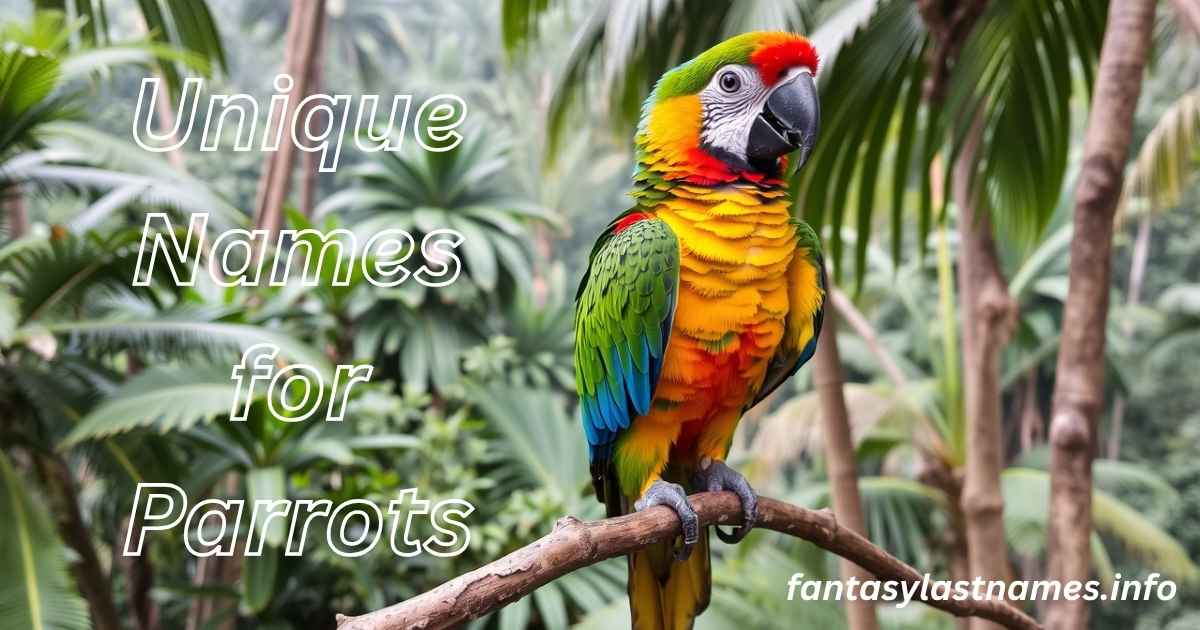 290+ Parrot Names with Meanings (+Generator)